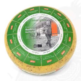 Basil garlic Gouda Organic Biodynamic cheese - Demeter | Entire cheese ...