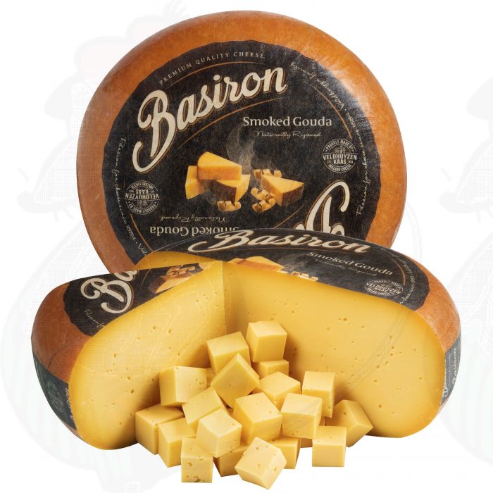 Basiron Smoked Gouda | Entire cheese 4.5 Kilo - 9.9 lbs | Buy Online ...
