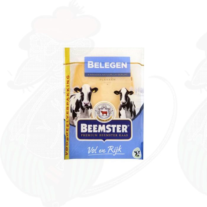 Sliced cheese Beemster Matured Premium 48+ | 250 grams in slices| Buy ...
