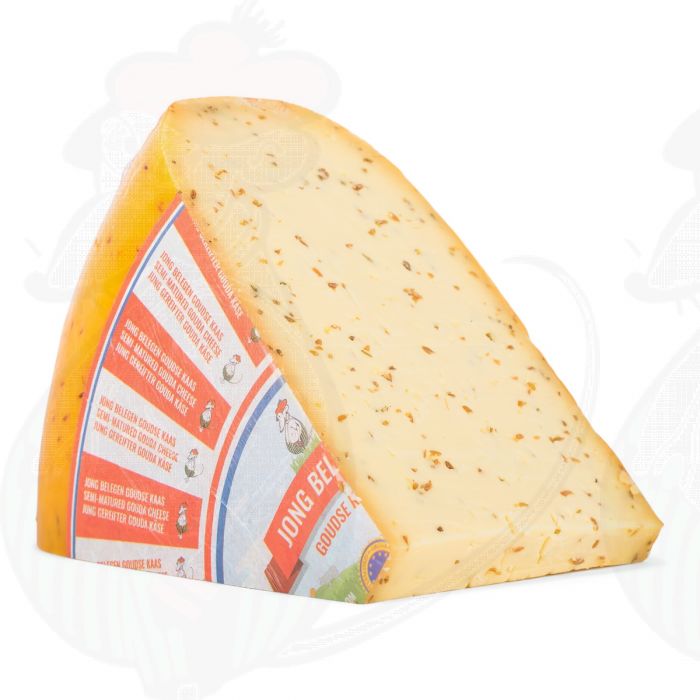 Semi-Matured Cumin Gouda Cheese | Premium Quality | 1,5 kilo / 3.3 lbs ...